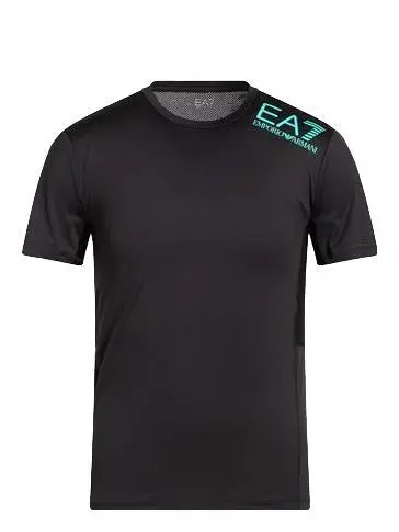 EA7 T-shirt Size Polyester, Elastane - Black