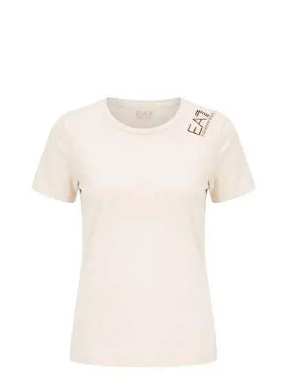 EA7 Logo-print T-shirt - White