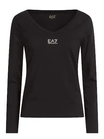 EA7 Long-sleeve Jersey T-shirt - Black