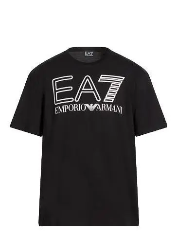 EA7 T-shirt Size Cotton - Black