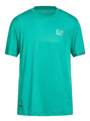 EA7 T-shirt Lilac Size Polyester, Elastane - Green