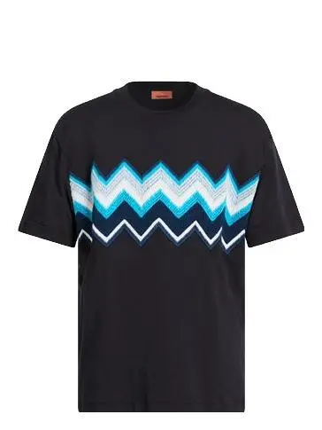 Missoni T-shirt Midnight Size Cotton, Acrylic, Wool - Blue
