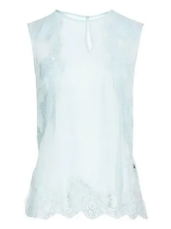 Dolce & Gabbana Silk Blend Top - Blue