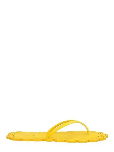 CARLOTHA RAY Thong Sandal In Rubber - Yellow