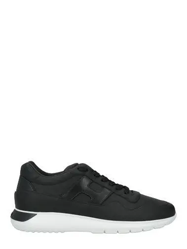 Hogan Leather Low-top Sneakers - Black