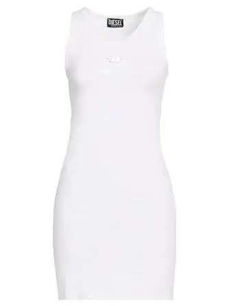DIESEL Mini Dress In Cotton And Elastane - White