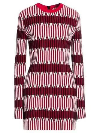 TOD'S Mini Jacquard-knit Dress - Red