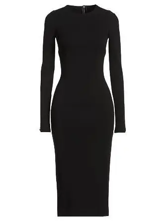 Dolce & Gabbana Midi Bodycon Dress - Black
