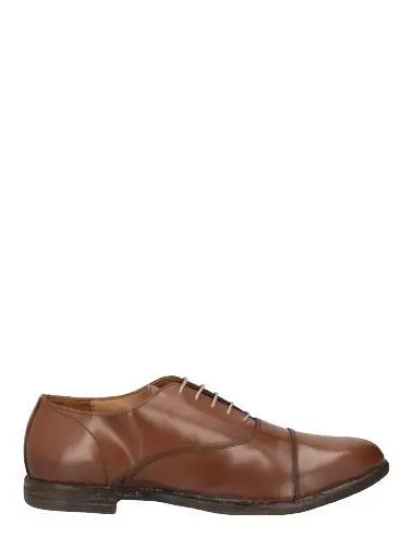 Moma Tan Calfskin Leather Oxford Shoes - Brown