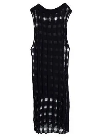 Liviana Conti Knitted Bodycon Maxi Dress - Black