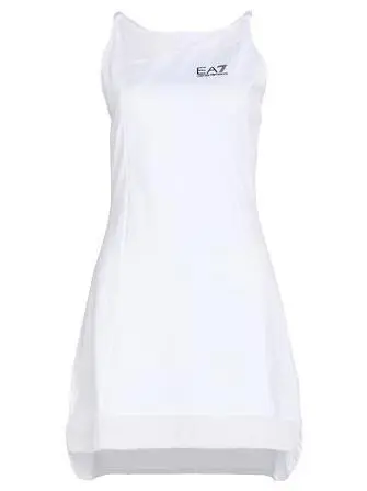 EA7 Sleeveless Mini Dress - White