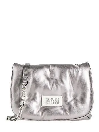 MAISON MARGIELA Cross-body Flap Bag - Silver