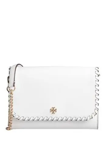 Tory Burch Leather Crossbody Bag - White