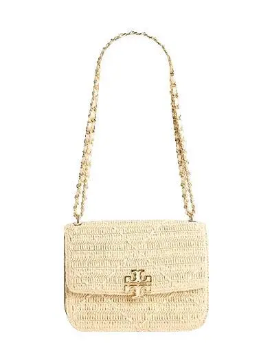 Tory Burch Raffia Shoulder Bag - Beige