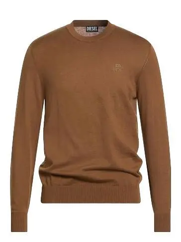 Diesel Knitted Cotton Sweater - Brown