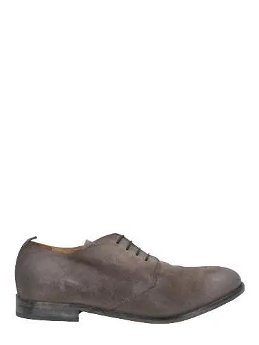 Moma Lace-up Leather Derby Shoes - Grey