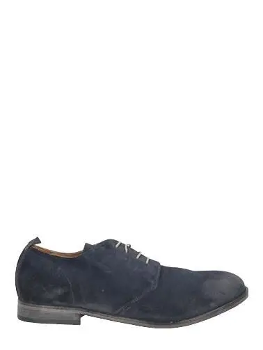 Moma Leather Lace-up Derby Shoes - Navy