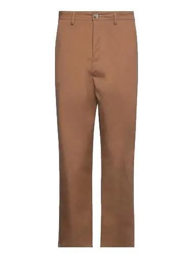 DANIELE ALESSANDRINI Pants Size Cotton, Elastane - Brown