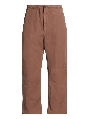 TOD'S Canvas Cotton-linen Casual Pants - Brown
