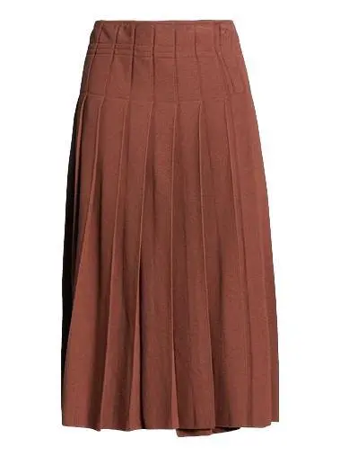 TOD'S Midi Wrap Skirt - Brown