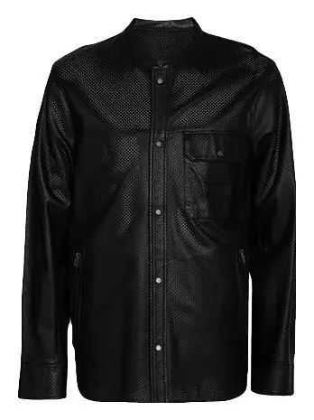 Emporio Armani Shirt Size Lambskin - Black