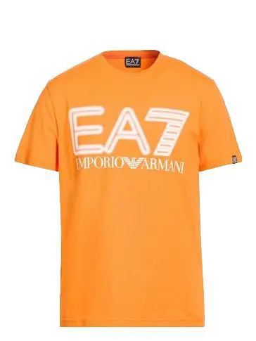 EA7 T-shirt Size Cotton, Elastane - Orange