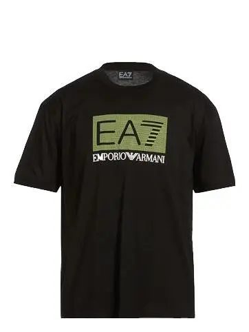 EA7 T-shirt Size Cotton - Black