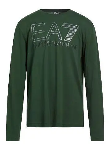 EA7 T-shirt Dark Size Cotton - Green