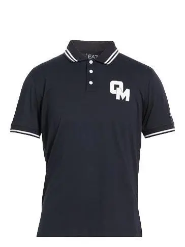 EA7 Polo Shirt Midnight Size Cotton - Blue