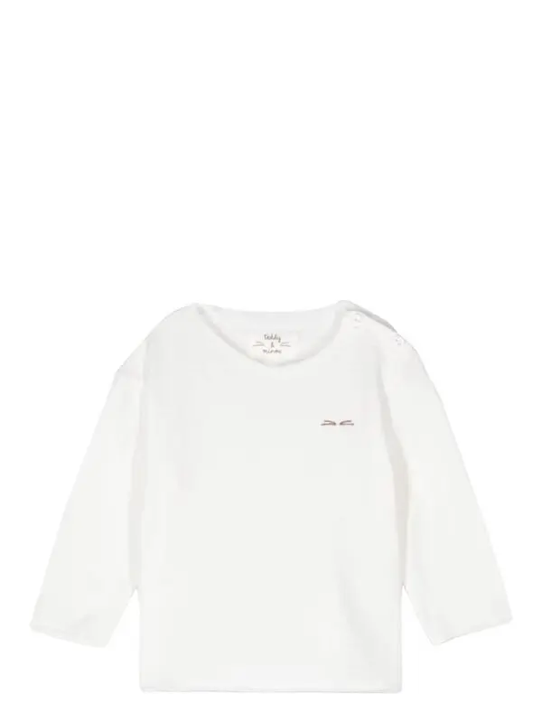 TEDDY & MINOU Long Sleeve T-shirt - White