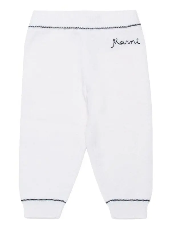 Marni Wool Cashmere Blend Bottoms - White