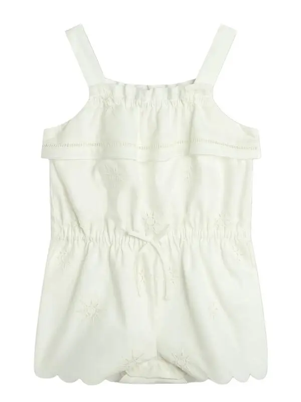 Chloé Short Jumpsuit - White