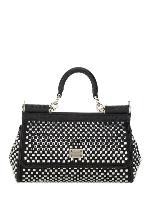 Dolce & Gabbana Small Sicily Handbag - Black