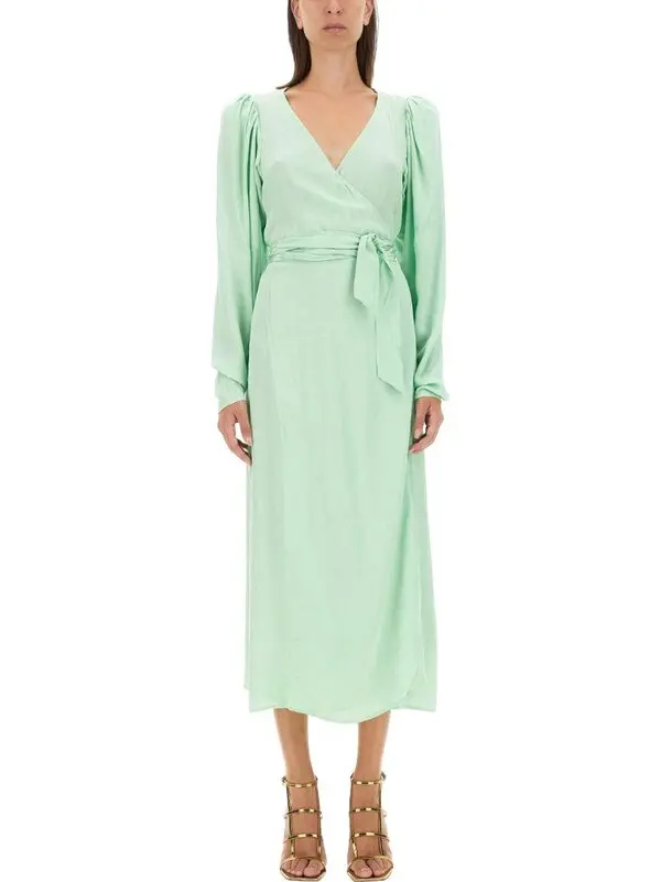 ROTATE BY BIRGER CHRISTENSEN Midi Dress - Green