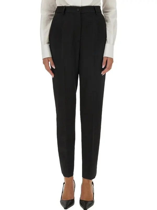 Dolce & Gabbana Tailored Slim-fit Trousers - Black