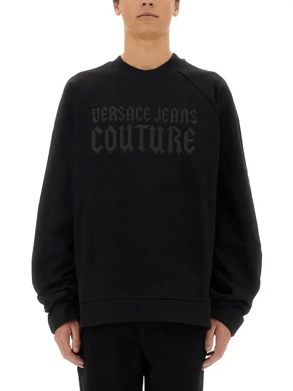 Versace Logo Sweatshirt - Black