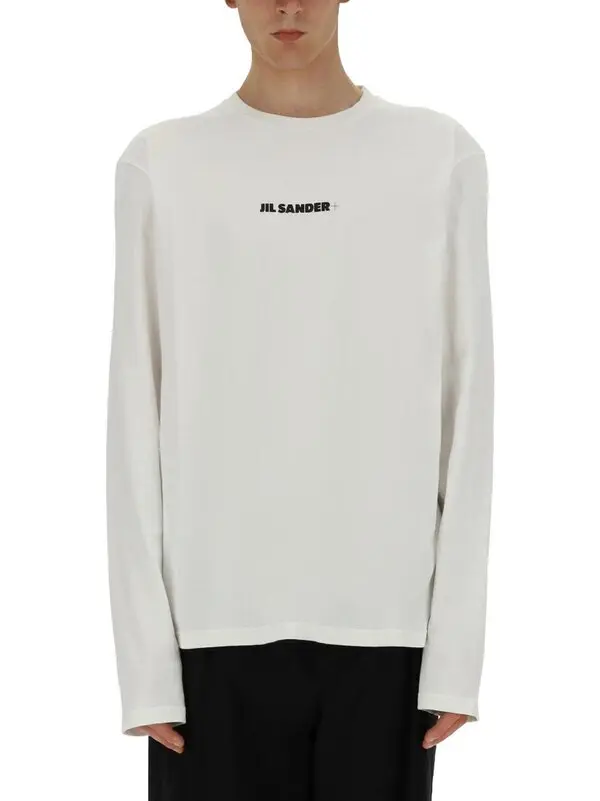 JIL SANDER T Shirt With Logo - Ivory