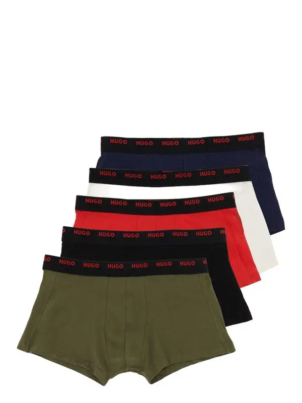 Hugo Pack Of Five Boxer Shorts - Multicolour