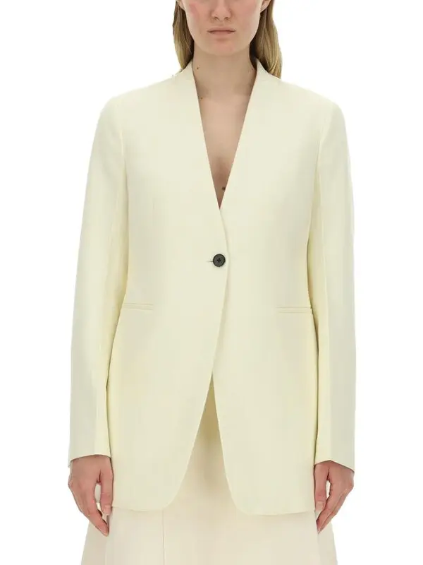 JIL SANDER Tailored Jacket - Powder