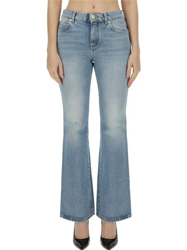 Balmain Flare Fit Jeans - Denim