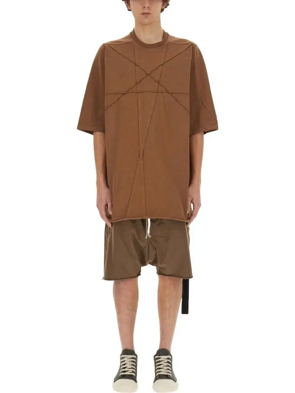 Rick Owens Cotton T Shirt - Brown