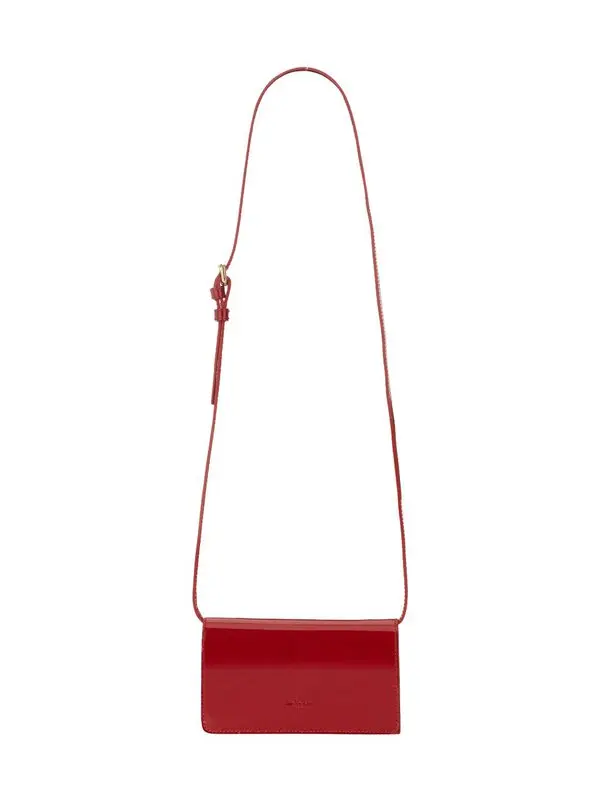 Kiton Calfskin Kros Bag - Red
