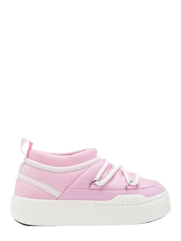 Moon Boot Jr Park Icon Lace Up Sneakers - Pink