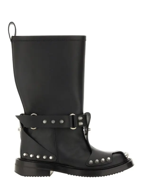 Alexander Wang Dixon Leather Boots - Black