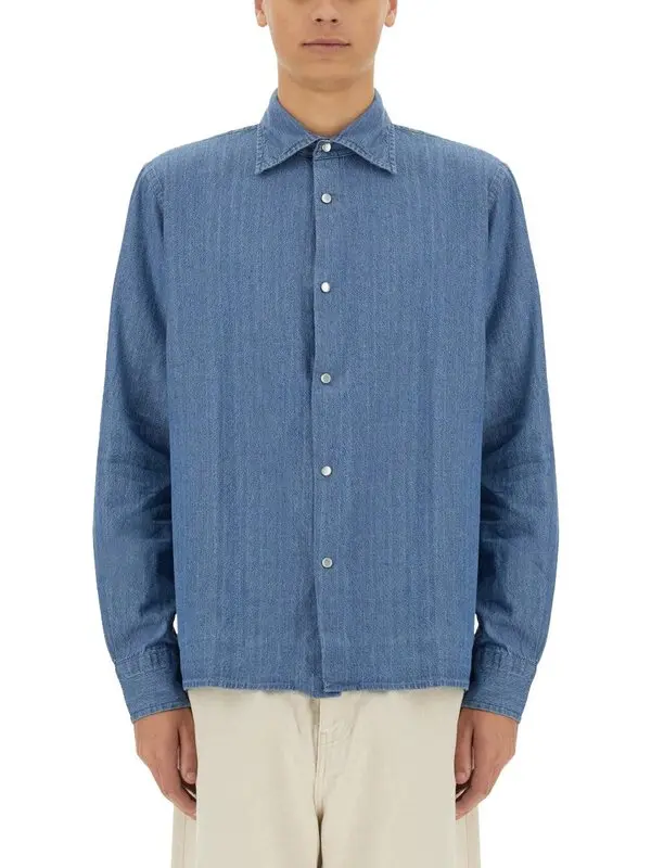 Aspesi West' Shirt - Denim