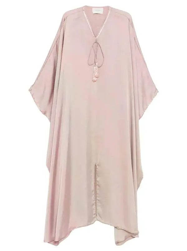 SHATHA ESSA Tassel-embellished Maxi Dress - Pink