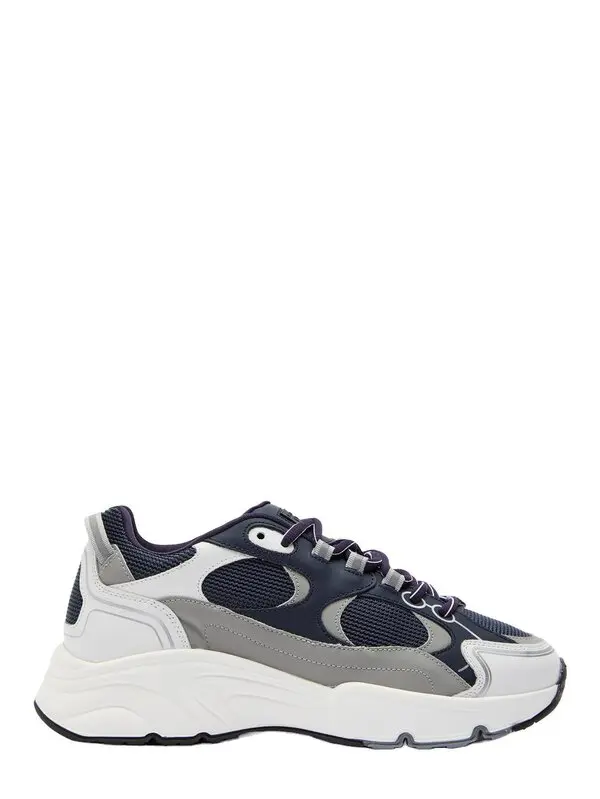 CLEENS Pulse Runner Panelled Sneakers - Navy
