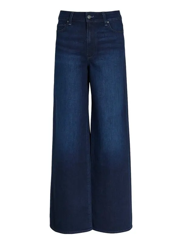 Paige Anessa Wide-leg Jeans - Blue
