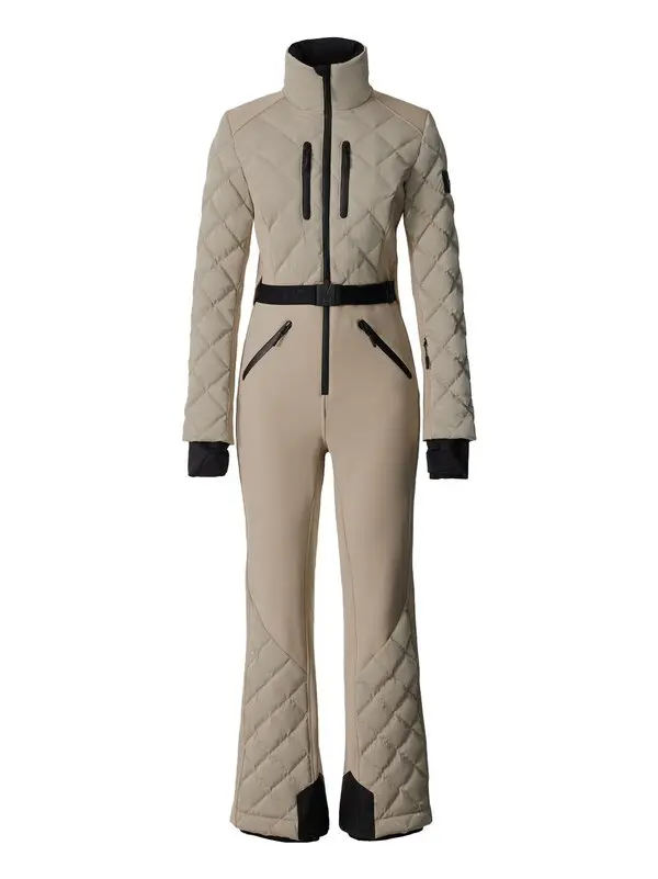 Mackage Inga Quilted Ski Suit - Taupe