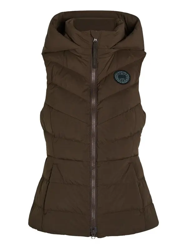 Canada Goose Clair Detachable-hood Padded Gilet - Brown
